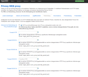 OpenWRT mit Privoxy, AD-Blocker und TOR einrichten